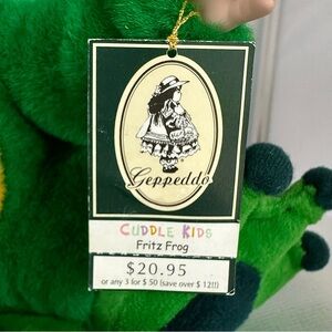 Geppeddo Cuddle Kids | Toys | Geppeddo Cuddle Kids Fritz Frog Porcelain ...